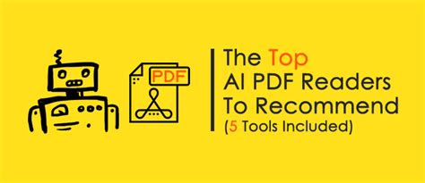 The Top Ai Pdf Readers To Recommend 5 Tools Included