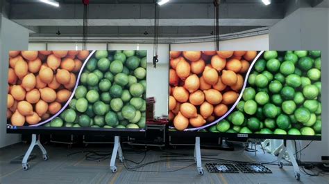 Compare Of Real Color And Virtaul Color Cob Led Display Youtube