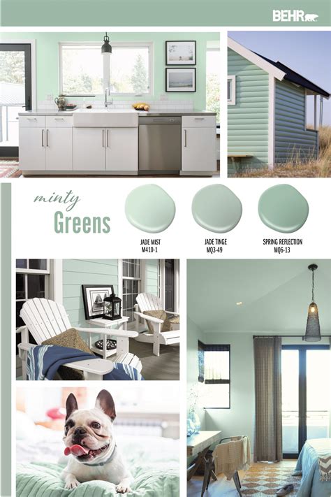 Minty Greens Color Palette Colorfully Behr
