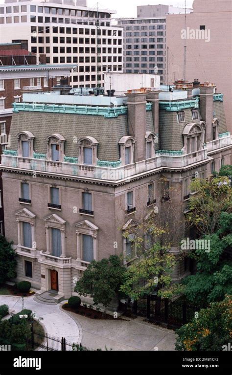An Elevated Exterior View Of The Soviet Embassy Building At 1125 16th