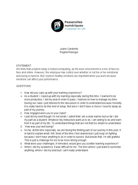 Hybrid Setup Pdf Employment Learning