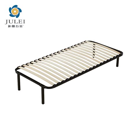 Latest Factory Offer Hotel Easy Assembly Low Bed Frame Black King Size