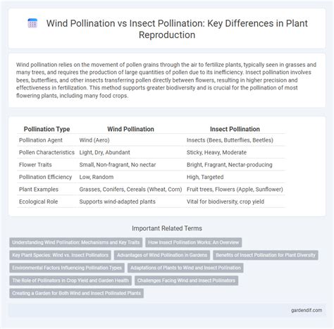 Wind Pollination Vs Insect Pollination Key Differences In Plant Reproduction