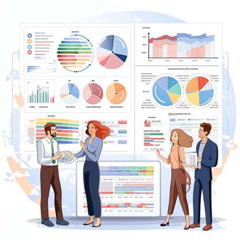 Business Data Infographic Analysis Premium Ai Generated Image