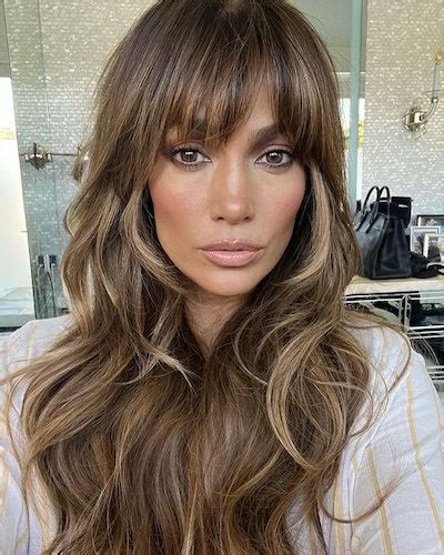 Jennifer Lopezs Blunt Bangs And Choppy Layers Are A Full On Masterpiece