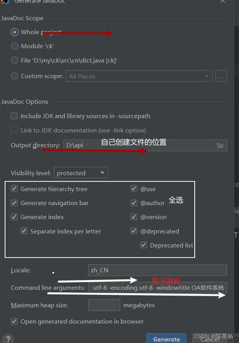 Java程序类基本结构javadocexe生成apiwindows Javadocexe Csdn博客