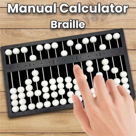 15 Rows Braille Abacus For The Blind Maujoy Education Tool