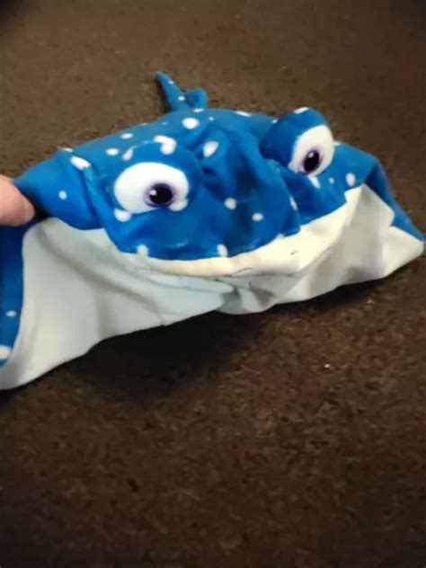 Disney Store Pixar Finding Nemo Dory Mr Ray Stamped Plush Soft Toy £20