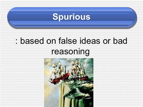 Spurious Definition Of Spurious By The Free Dictionary