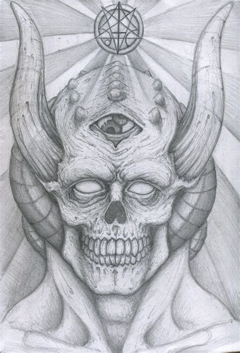 Demon Pencil Drawing A Detailed Guide For Beginners