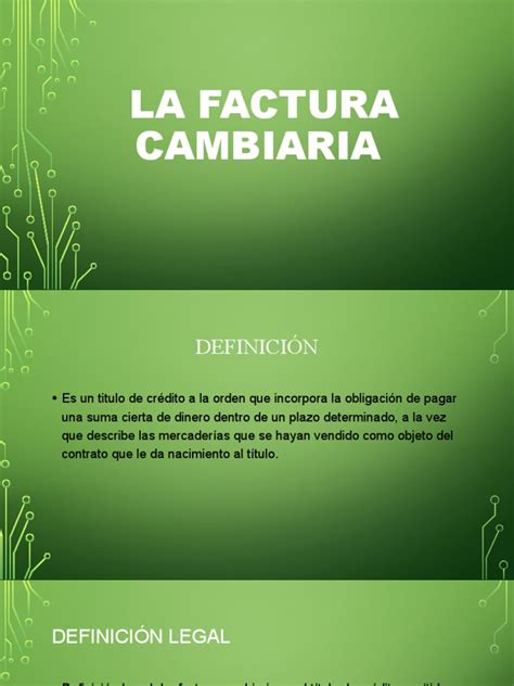La Factura Cambiaria Descargar Gratis Pdf Factura Instrumento