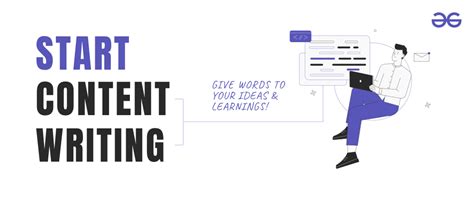 commencez à écrire du contenu chez geeksforgeeks donnez des mots à