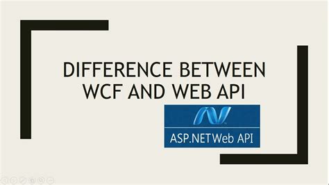 Difference Between WCF And ASP NET WEB API ASP NET WEB API Tutorial Urdu Hindi YouTube
