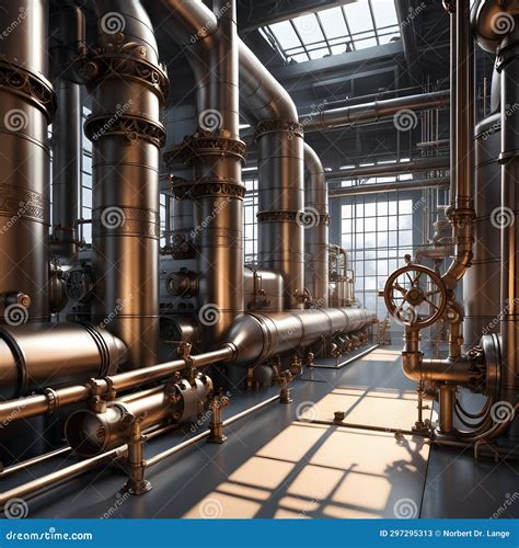 Long Pipelines AI Generatet Stock Illustration Illustration Of Crude Generatet