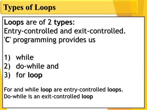 Looping In C Language Pdf Programming Languages Computing