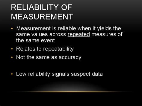 Reliability And Validity Of Data Collection Reliability Of