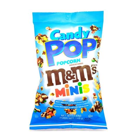 Candy Pop Popcorn Mandms Minis 28g 299
