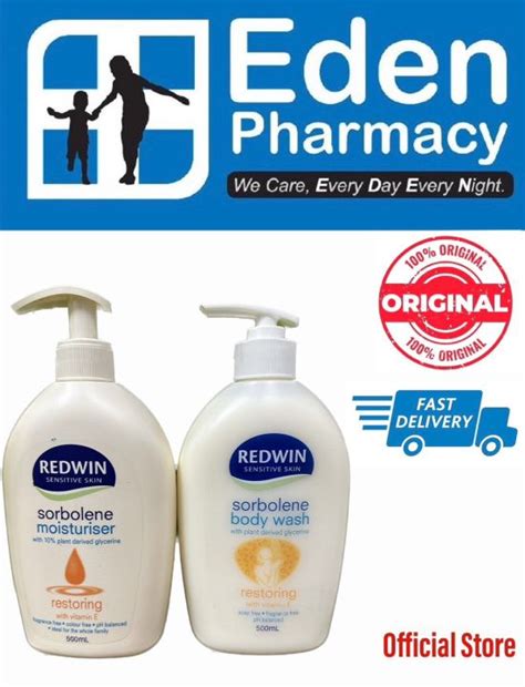 Redwin Sorbolene Moisturiser500ml And Body Wash 500ml Lazada
