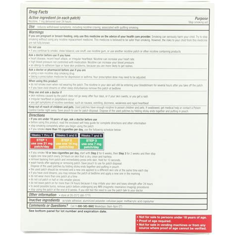 Habitrol Nicotine Transdermal System Patch 7 Mg Step 3 7 Ct Thrifty White Health Essentials