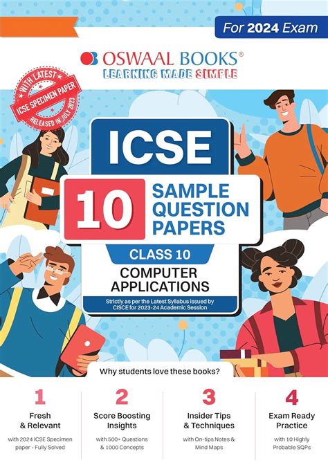Oswaal ICSE 10 Sample Question Papers Class 10 Computer Applications For Board Exam 2024 (Based ...