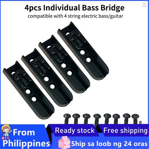 4pcs Bass Guitar Bridge Individual Bass Bridge Guitar Bridge Single