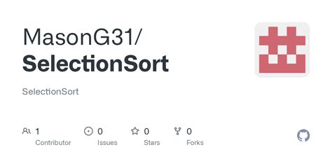 Github Masong31selectionsort Selectionsort