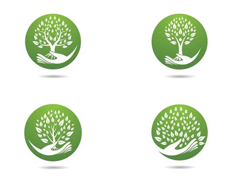 Circle Tree Icons 1220295 Vector Art At Vecteezy