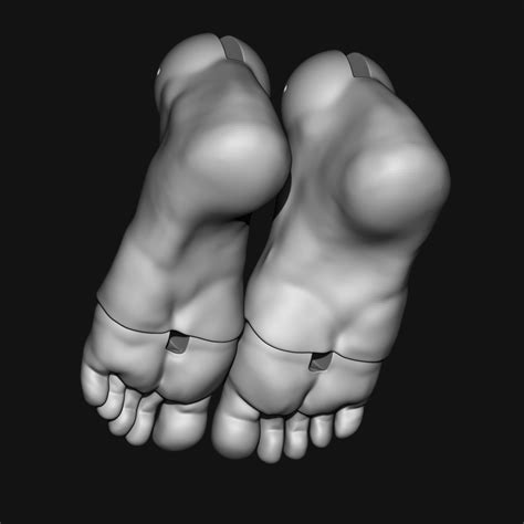 🦶 2 Parts Bjd Doll Feet Stl 3d Printable Ball Jointed Doll Parts
