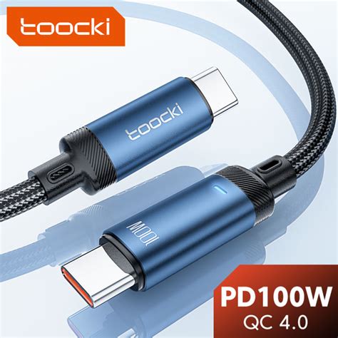 Toocki PD W Type C To Type C Fast Charging Cable For Huawei Xiaomi Samsung Lazada PH