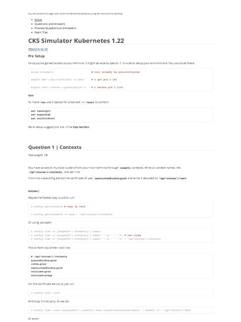 Killer Shell Exam Simulators Pdf Software Utility Software
