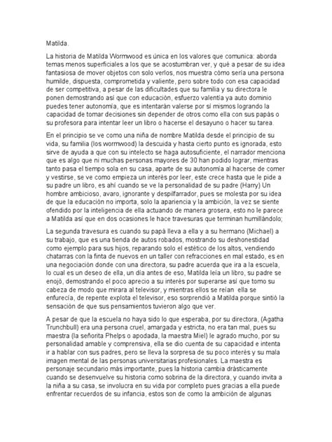 Matilda Pdf