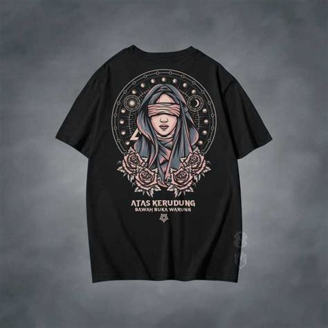 Kaos Distro Stnc Katakata Atas Kerudung Baju Katakata Sindiran Pakaian