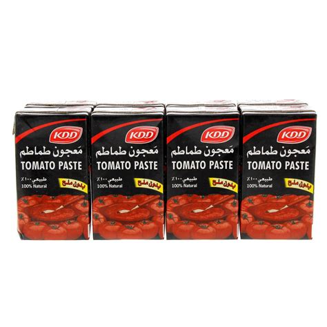 Kdd Tomato Paste 8 X 135 G Online At Best Price Lulu Qatar