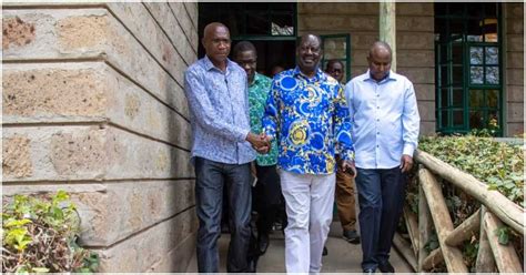 Raila Odinga Orders Odm Mps To Seek His Permission Before Visiting Ruto Traitors Ke
