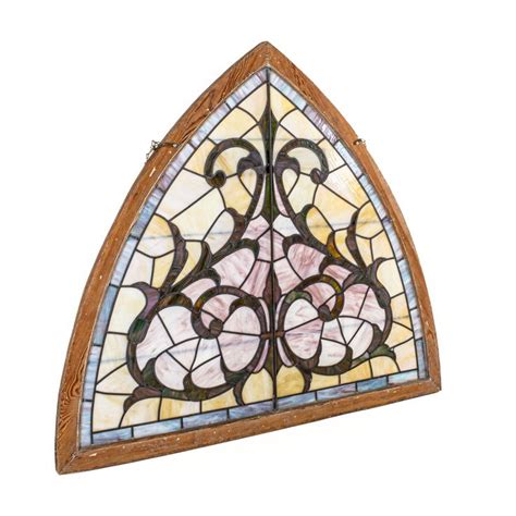 Triangular Stained Glass Window Etsy Stained Glass Windows Stained