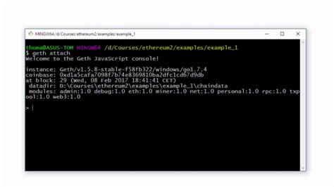 S L Deploy A Hello World Program With Geth YouTube