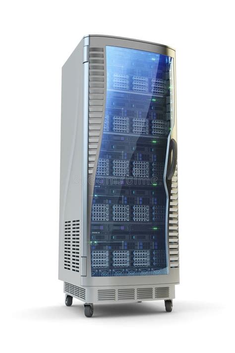 Internet And Network Data Server Unit Computer Technology Concept Stock Illustration