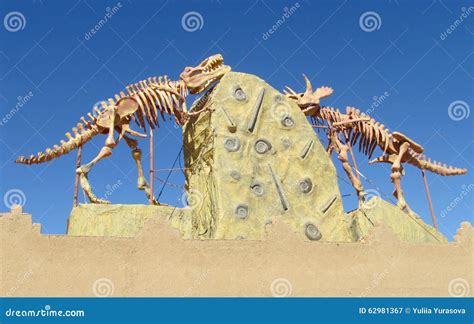 The Model Of A Dinosaur Skeleton Editorial Photography Image Of Model
