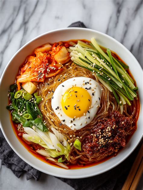 Bibimmyeon Korean Spicy Cold Noodles