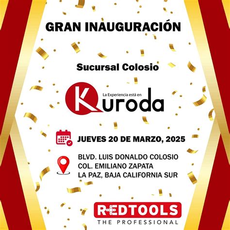 Redtools The Professional Felicitamos A Nuestro Distribuidor Kuroda