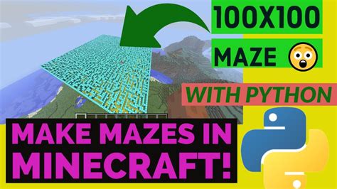 Automatic Maze Maker In Minecraft Make Custom Mazes Using Python In