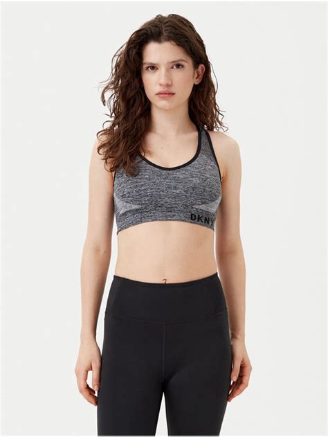 Dkny Sport Biustonosz Top Dp8t5945 Szary Modivo Pl