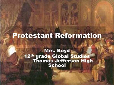 The Protestant Reformation Powerpoint Ppt