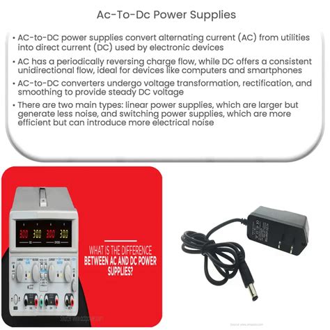 Ac To Dc Power Supplies Electricity Magnetism