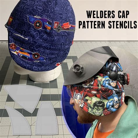 Welders Cap Pattern Acrylic Stencils