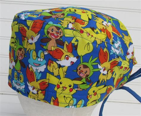 Game Character Scrub Hat Chemo Hat Cancer Hat Chefs Hat With A
