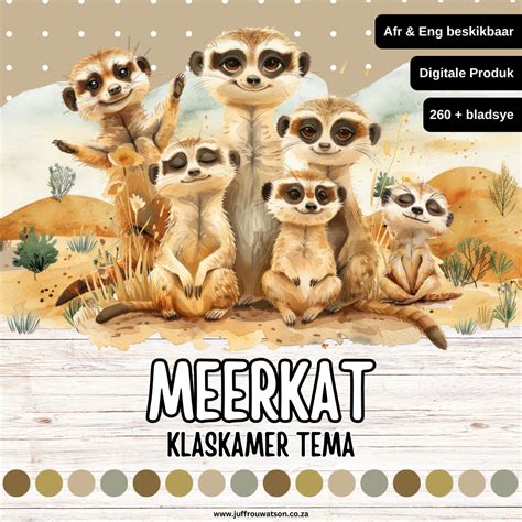 Meerkat Classroom Theme Meerkat Klaskamertema Juffrou Watson