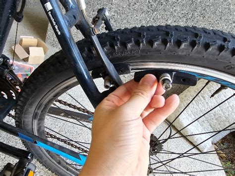 822 야매라이더의 백미러 장착 자전거 V블록 브레이크 패드 교체 배달일지 자전거브레이크 종류