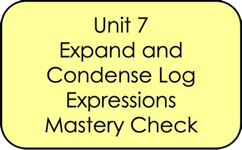 Expand And Condense Log Expressions 9th 12th Grade Quiz Wayground