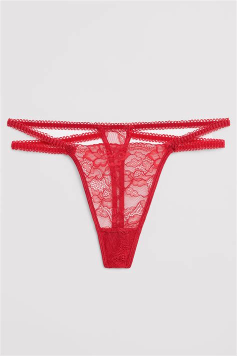 Cut Out Detailed Panty Red Na Kd